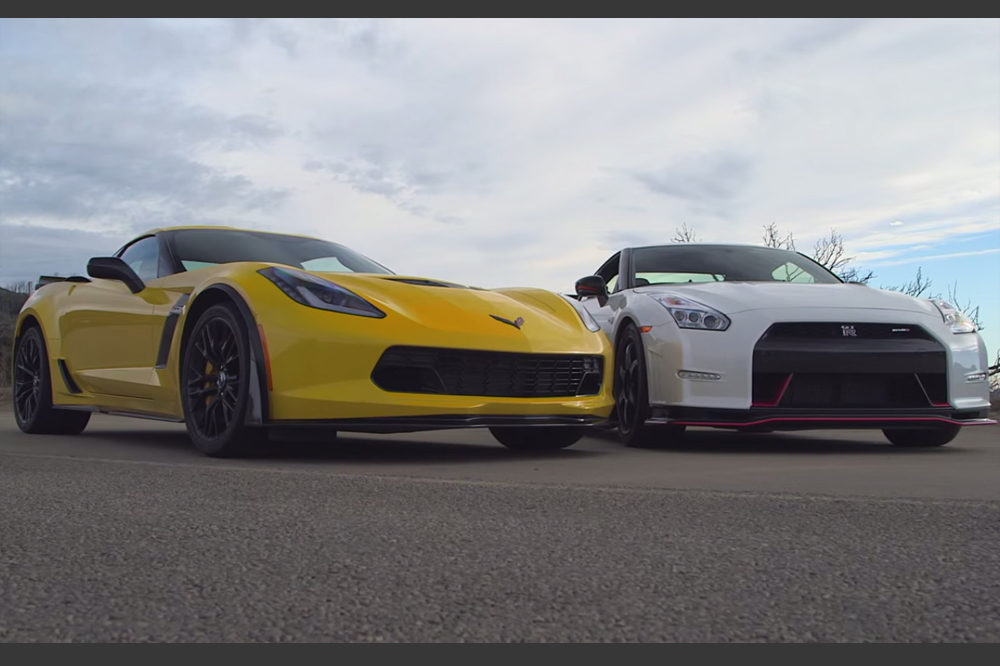 Vídeo: Nissan GT-R Nismo vs Corvette Z06, ¡duelo de titanes ...