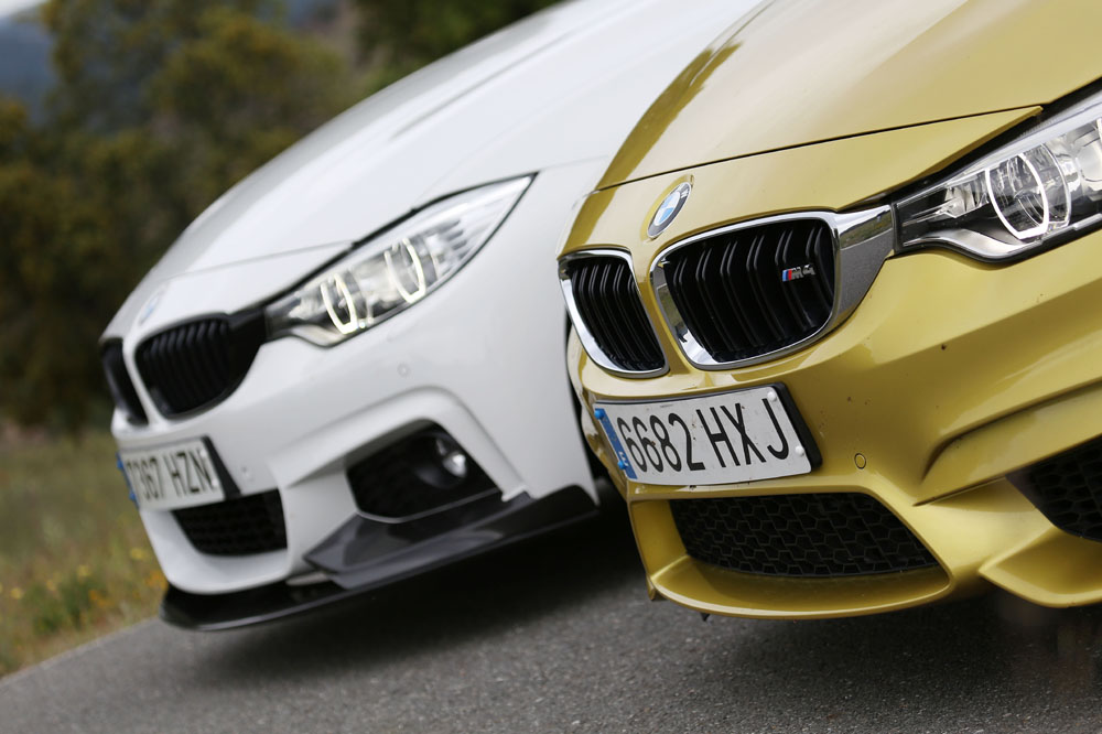 COMPARATIVA: BMW M4 Coupé vs BMW 435i M Performance - Periodismo del Motor