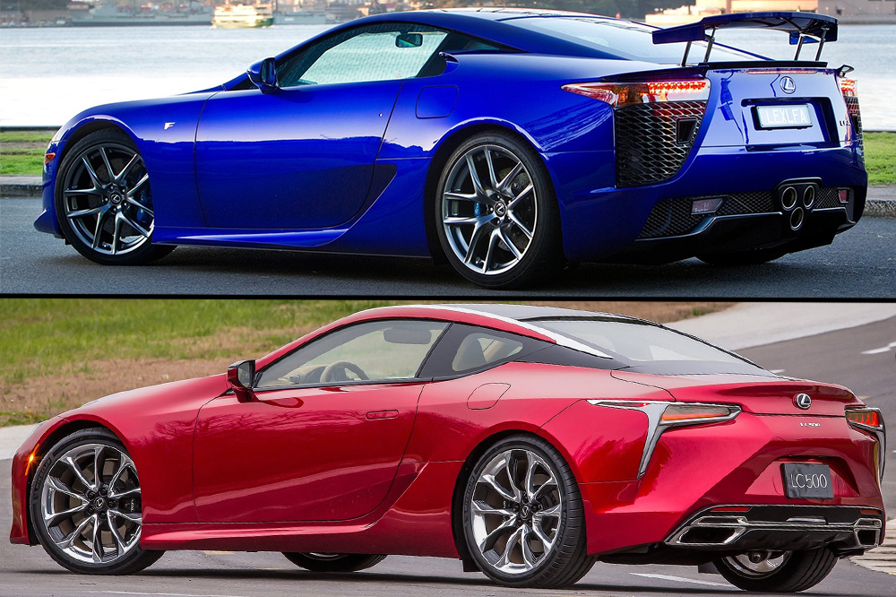 Las diferencias entre el Lexus LC 500 y el Lexus LFA - Periodismo del Motor