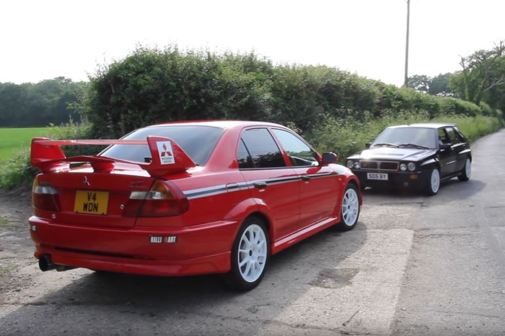Vídeo: Mitsubishi Lancer EVO VI contra Lancia Delta Integrale EVO 1 ...