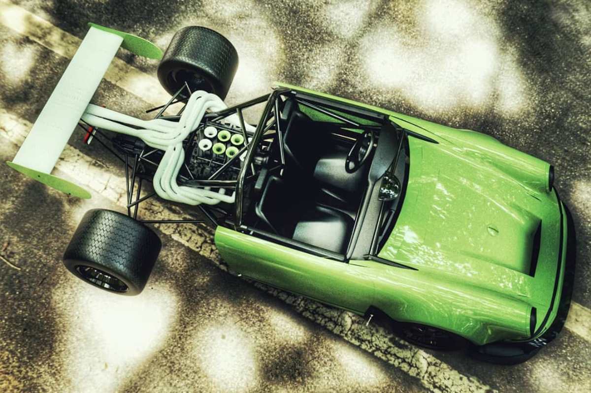 Half11: un híbrido entre un Porsche 911 y un Fórmula 1