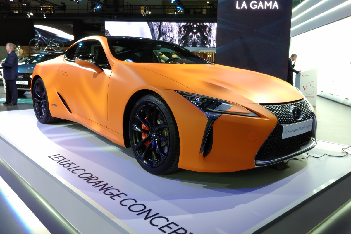 El Lexus LC 500h ‘Matte Prototype’ debuta en el Salón de Barcelona 2019 ...
