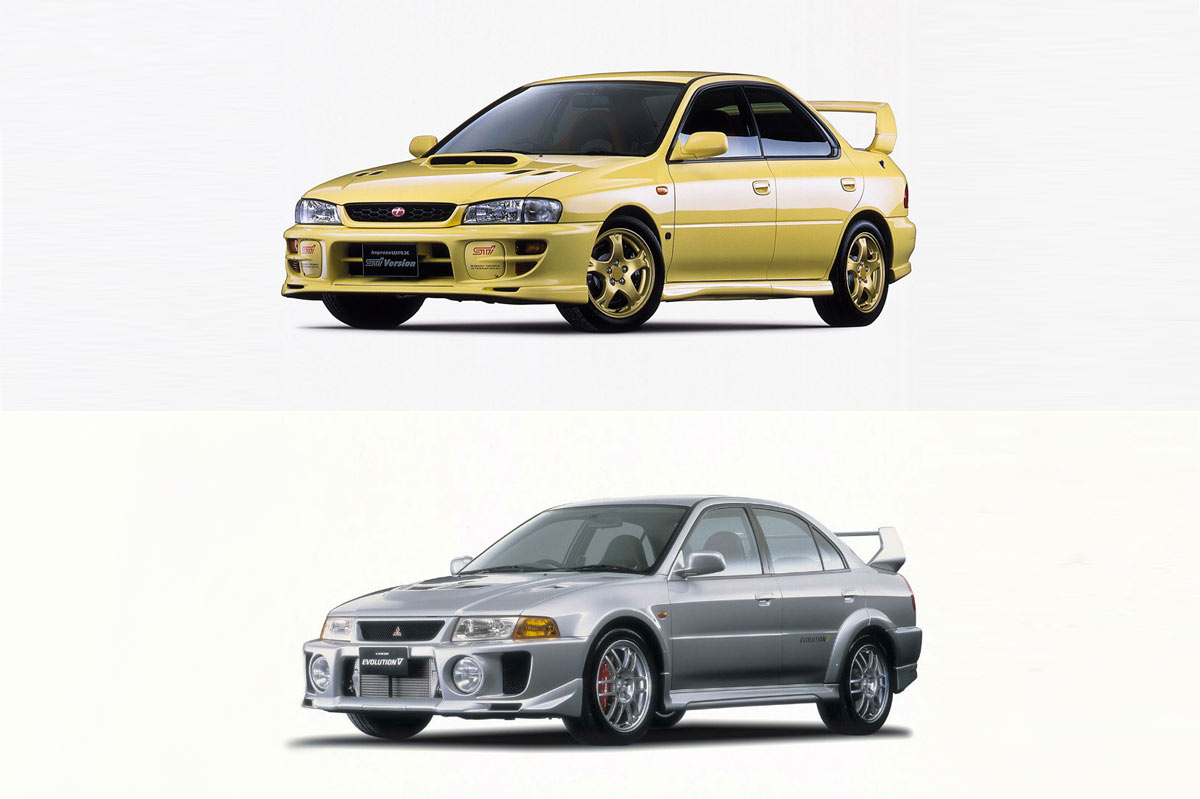 Subaru Impreza WRX vs Mitsubishi Lancer Evo: la eterna lucha ...