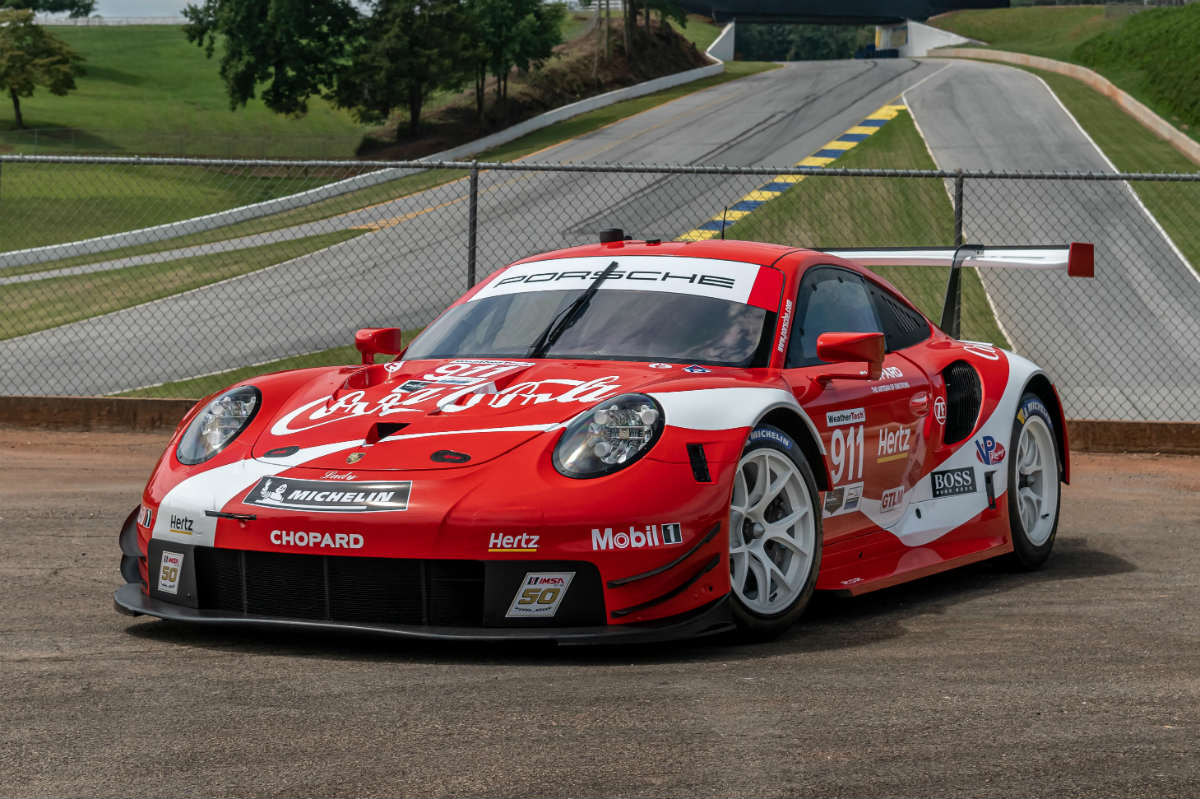 Porsche se viste de Coca-Cola para competir en Petit Le Mans ...