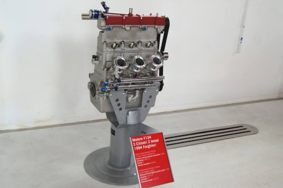 Ferrari F134, el motor tricilíndrico turbo de dos tiempos que creó ...