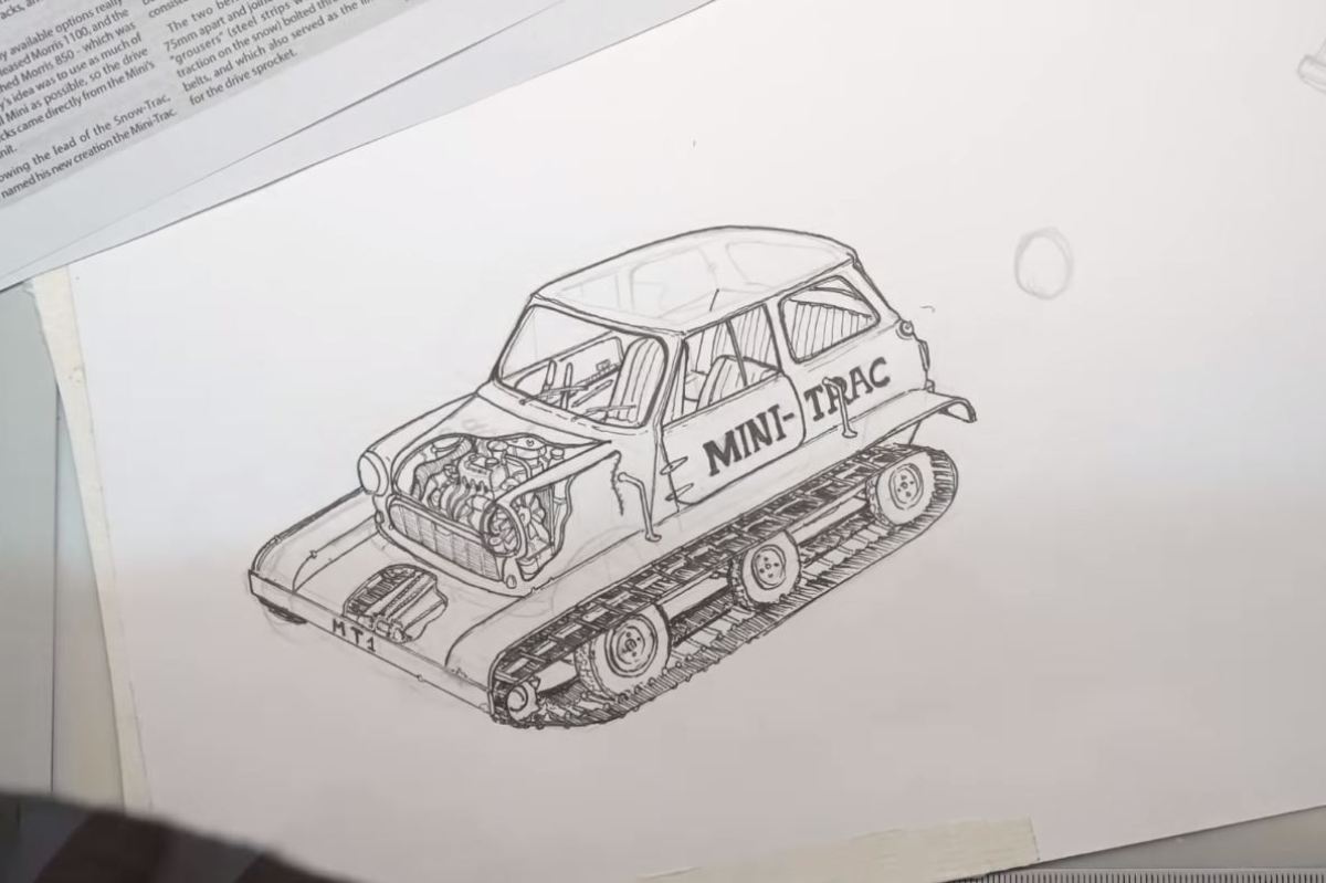 Mini-Trac (1965), el MINI con orugas que acabó en la Antártida