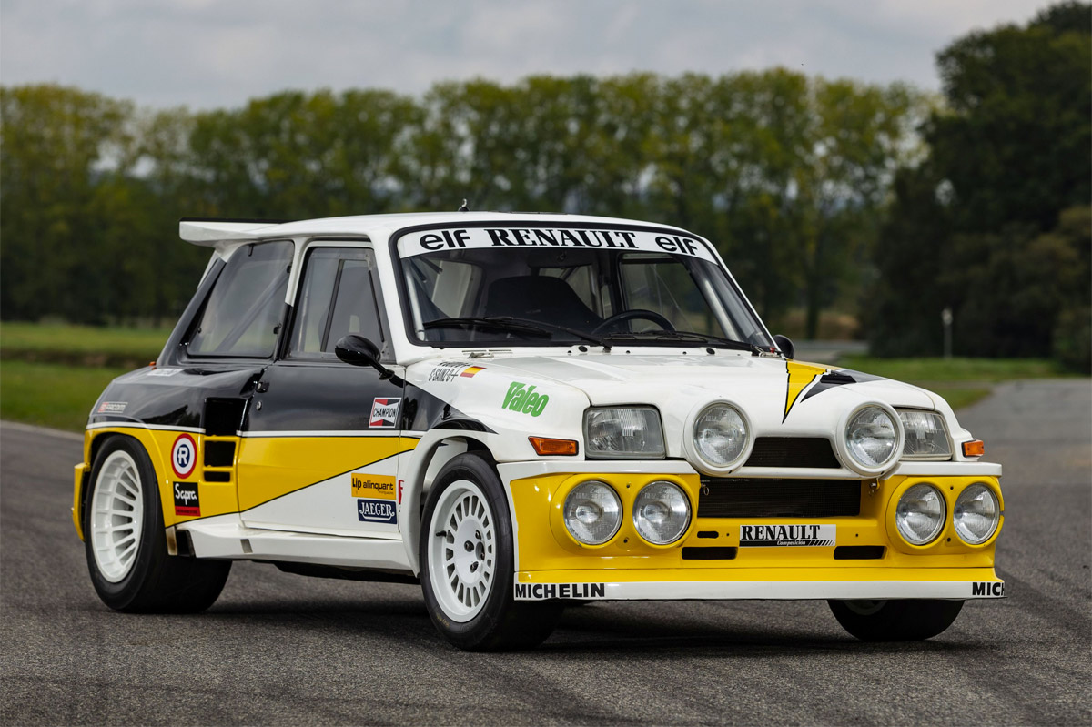 A subasta el Renault 5 Maxi Turbo con el que corrió Carlos Sainz