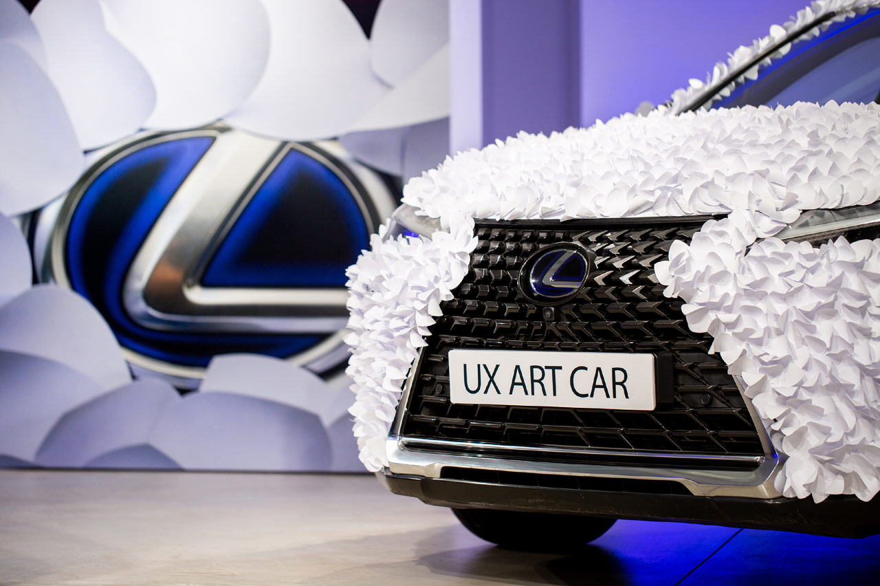 Lexus UX Art Car, el arte como inspiración - Periodismo del Motor
