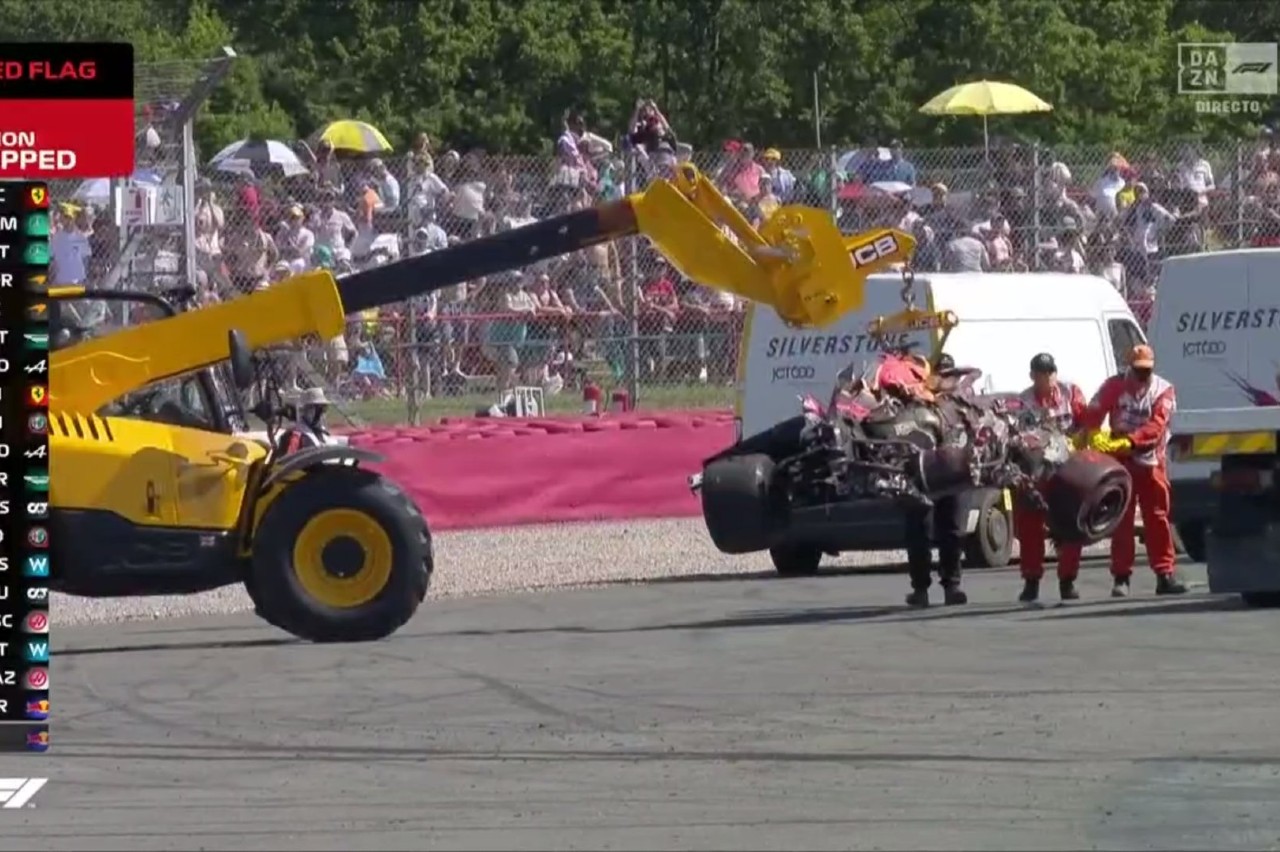 Max Verstappen sobrevivió a 51G un su accidente, más de tres toneladas ...