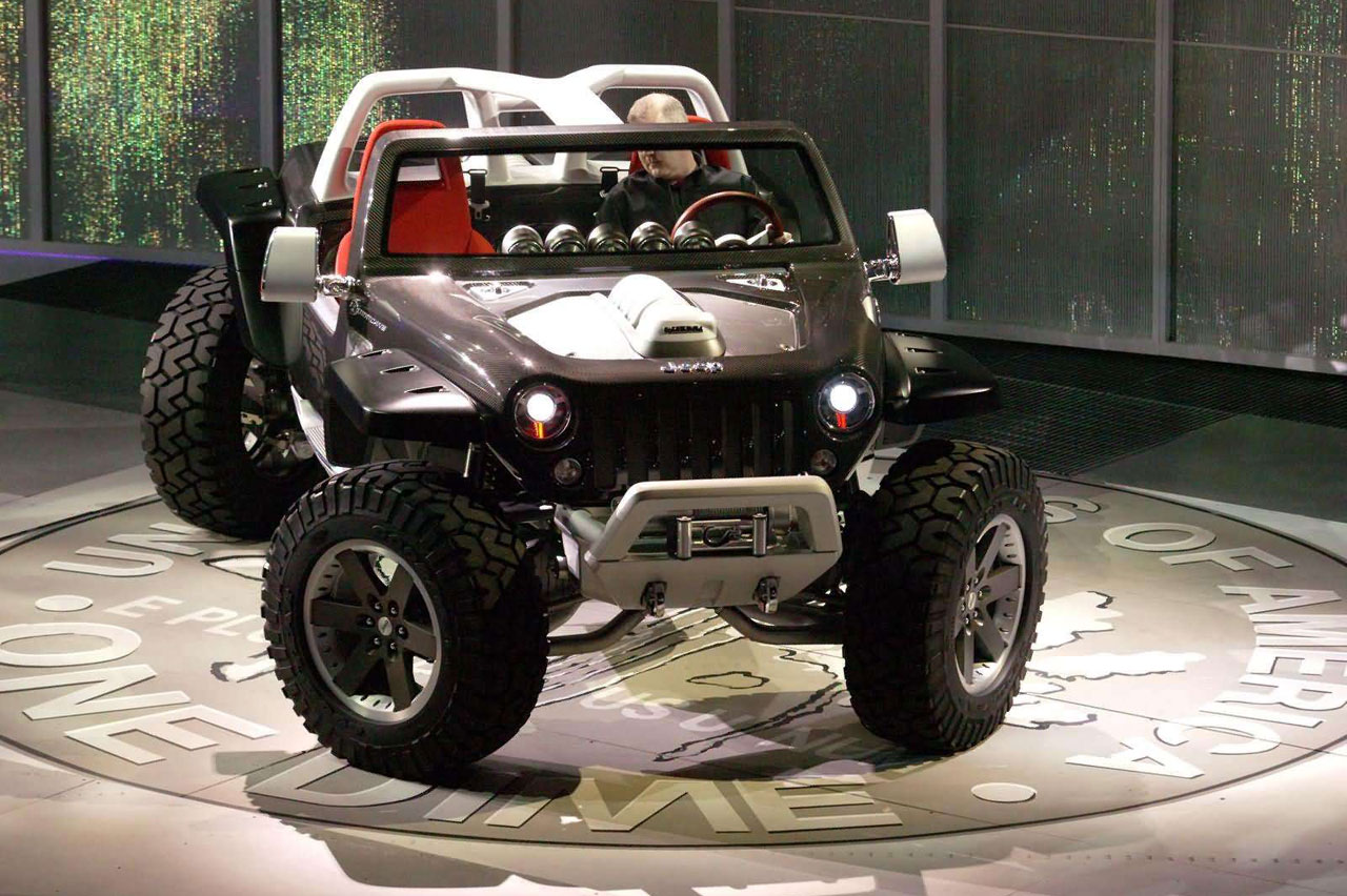 Jeep Hurricane Concept (2005): con dos motores V8 y un radio de giro ...
