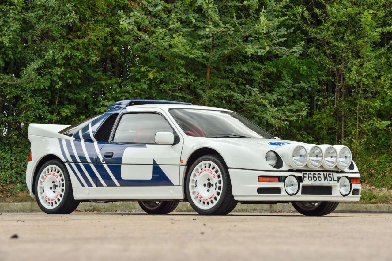 A subasta este Ford RS200 de 1988 con solo 12.500 km